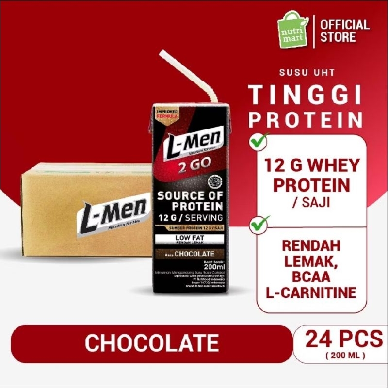 Jual L-Men Protein 2GO Ogura 190 ML (Promo) | Shopee Indonesia