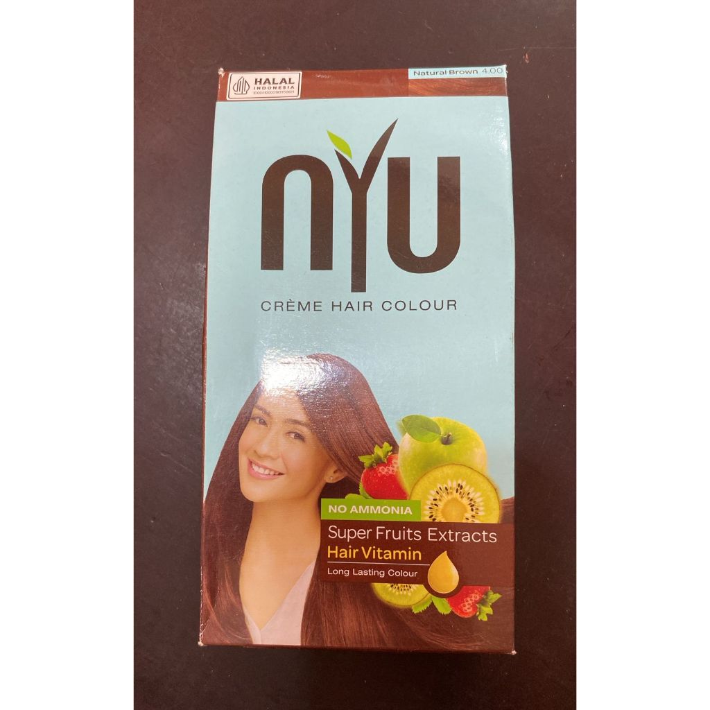 Jual NYU CREME HAIR COLOUR Pewarna Rambut/ Cat Rambut Natural (TANPA ...
