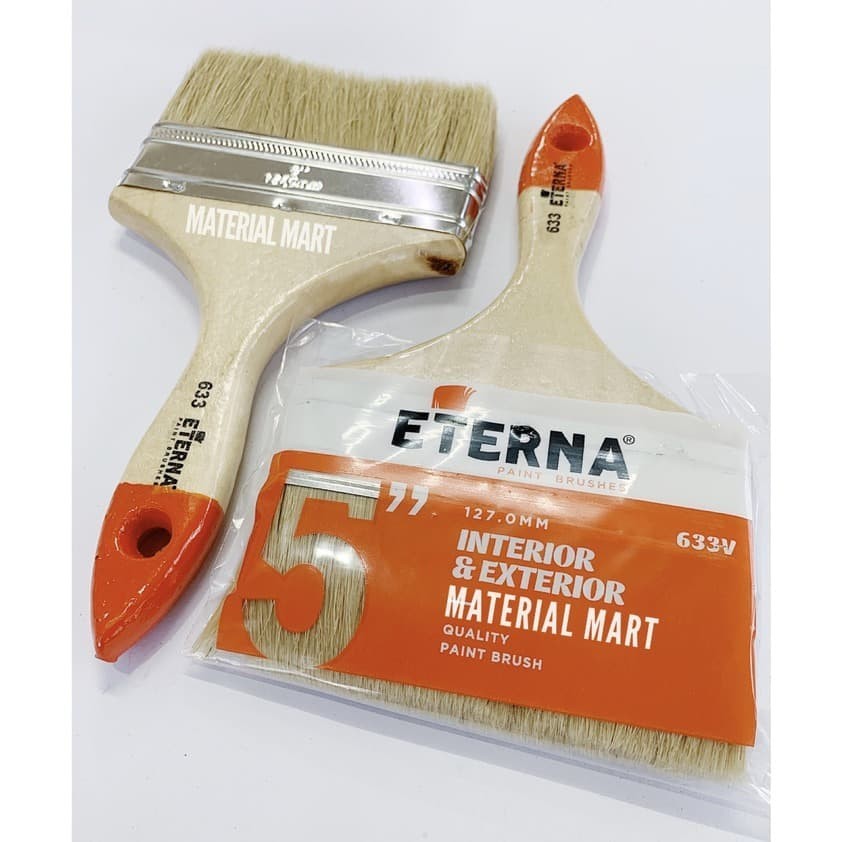 Jual Wilmer Kuas Cat Gg Kayu 5" Kuas Gagang Kayu Kuas Dinding Besar NEW ...