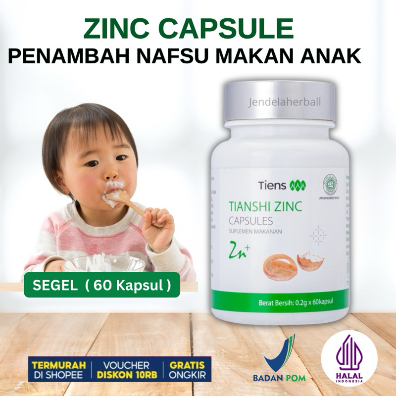 Jual Zinc Tiens Vitamin Penambah Nafsu Makan Anak Umur 6 Bulan Keatas ...
