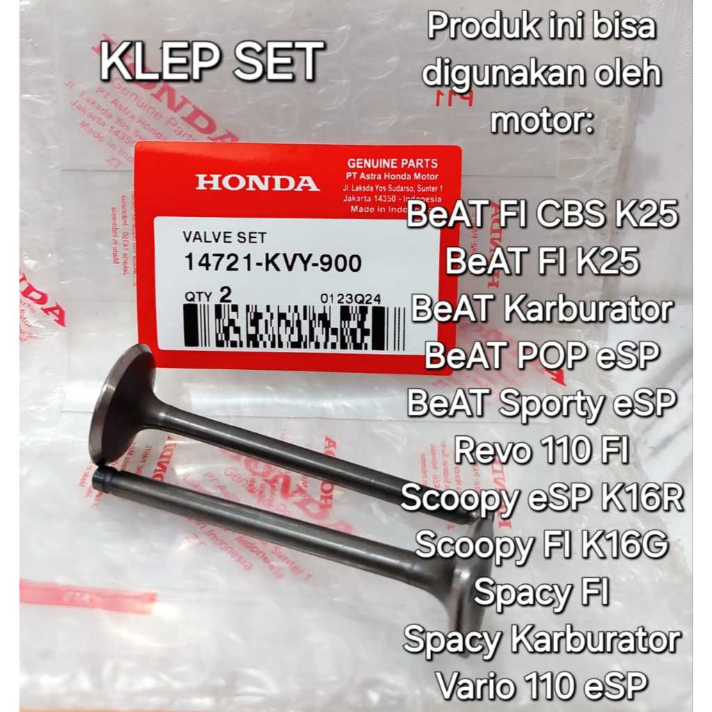 Jual Payung Klep Buang Honda BeAT Karburator 14721-KVY-900 | Shopee ...