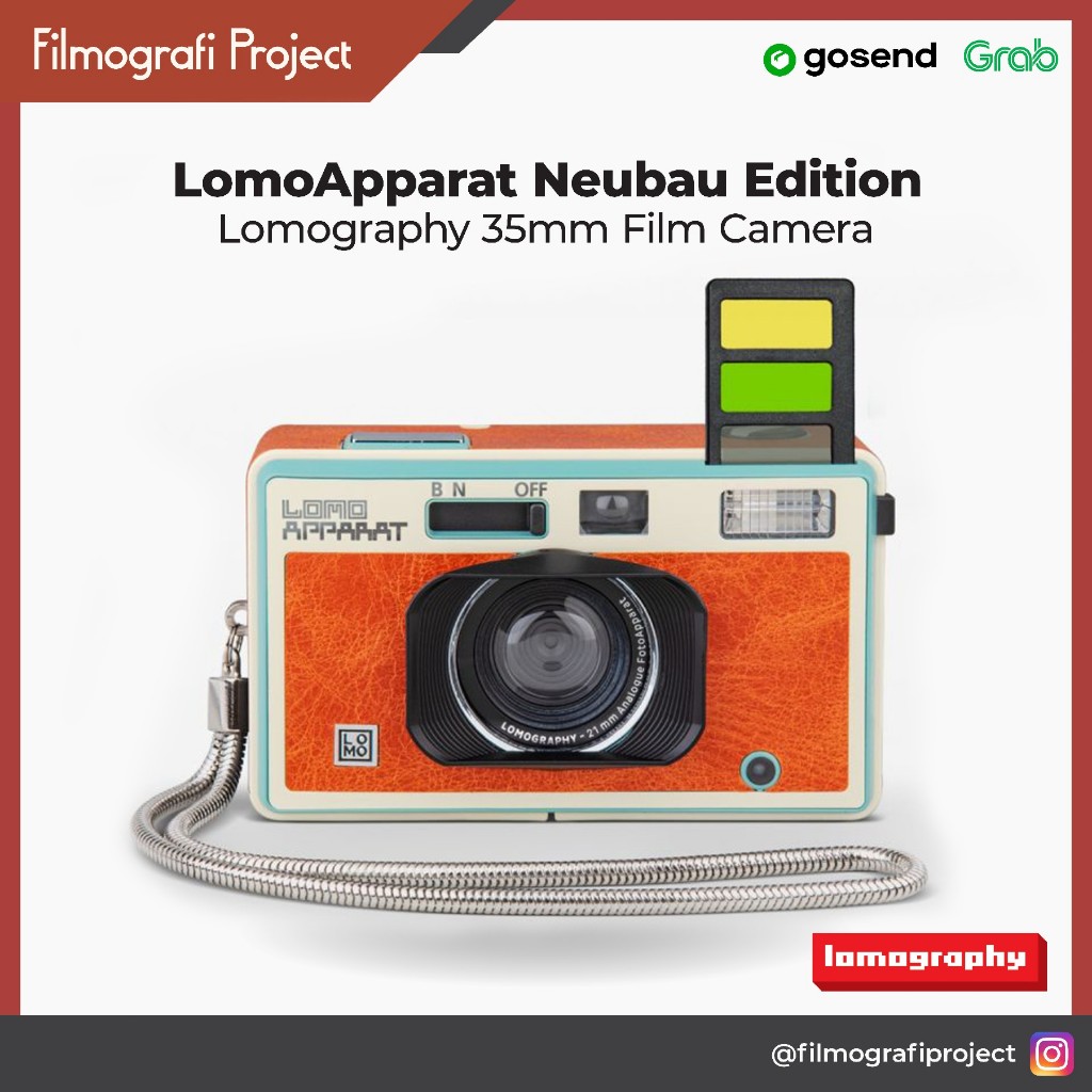 Jual Lomography LomoApparat 21 mm Wide-angle Camera Neubau Edition Lomo Apparat - Kamera Pocket ...