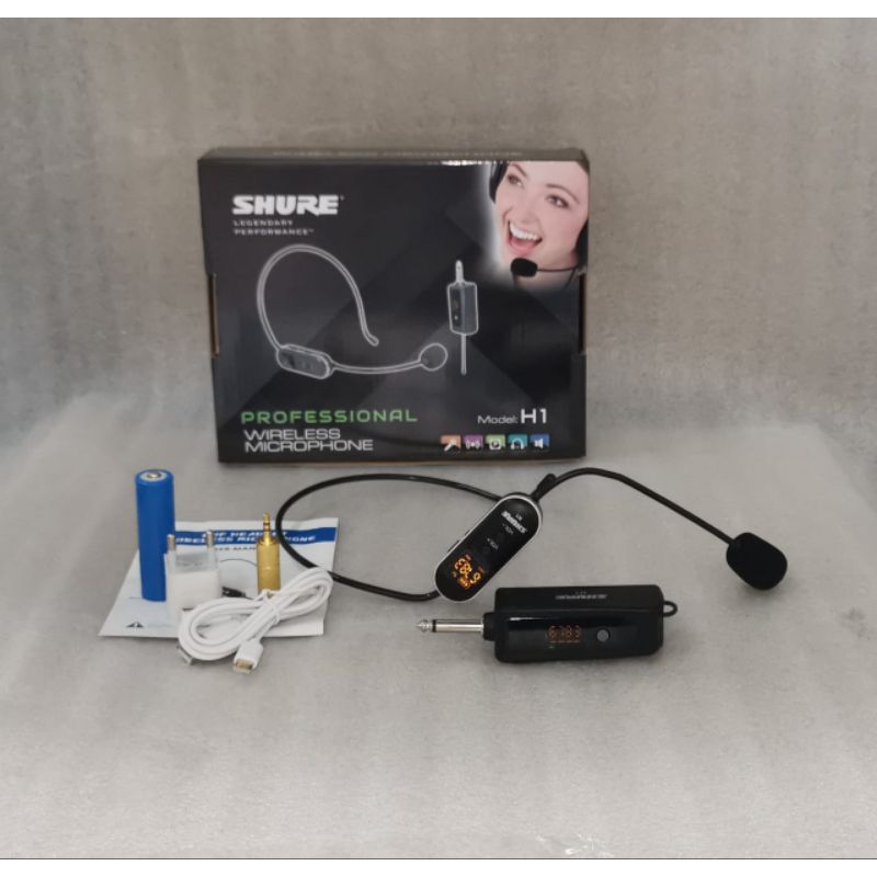 Jual Mic Wireless SH H1 MICROPHONE HEADSET | Shopee Indonesia