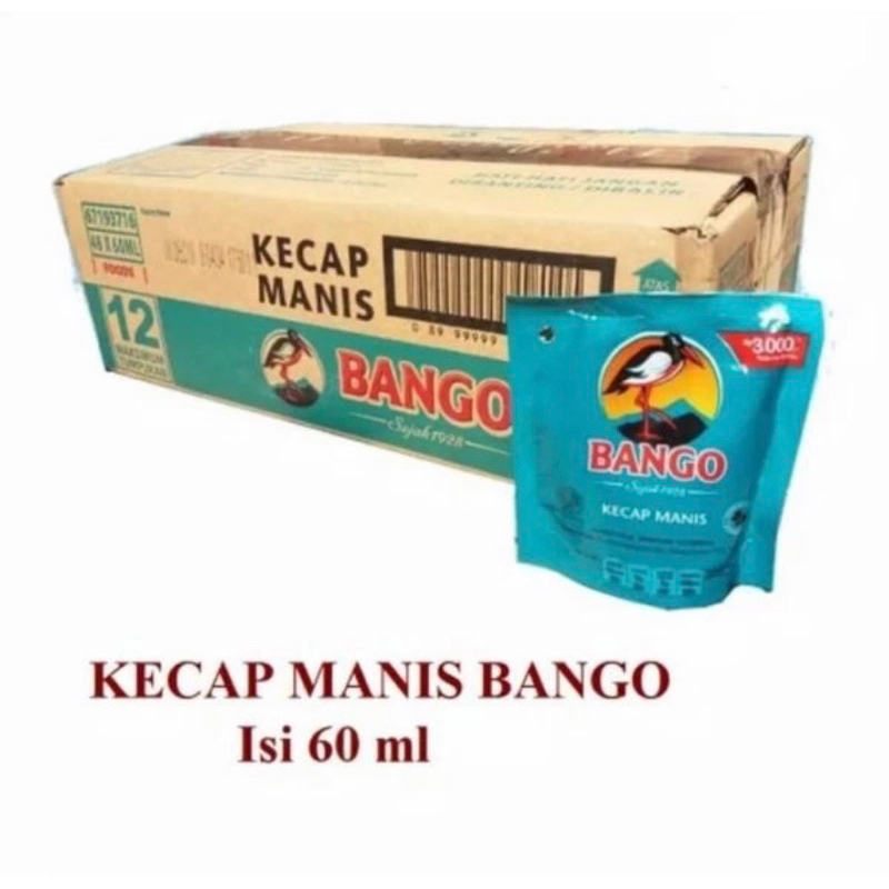 Jual Kecap Manis Bango 60 ml | 1 dus | Shopee Indonesia