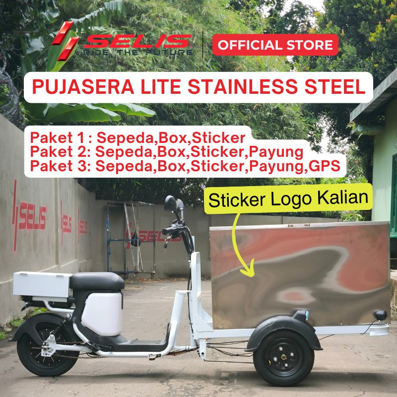 Jual SELIS - Pujasera Lite Stainless Steel ( Gerobak Sepeda Listrik ...