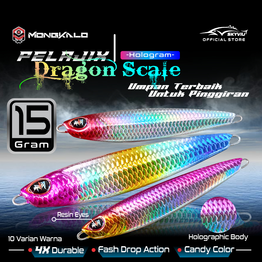 Jual Umpan Micro Jig 15 Gram Mongkalo PELAJIX Casting UL 15g Ultralight Pancing Laut pinggiran ...