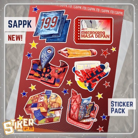 Jual [NEW] Sticker Pack SAPPK ITB | STIKER SEKOLAH ARSITEKTUR ...