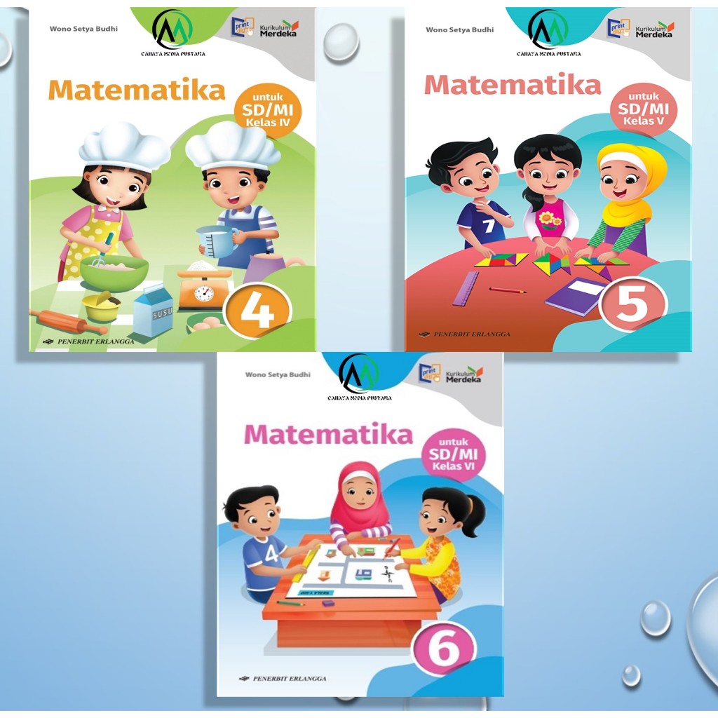 Jual [Penerbit Erlangga] MATEMATIKA SD/MI KELAS 4, 5 & 6 Kurikulum Merdeka | Shopee Indonesia