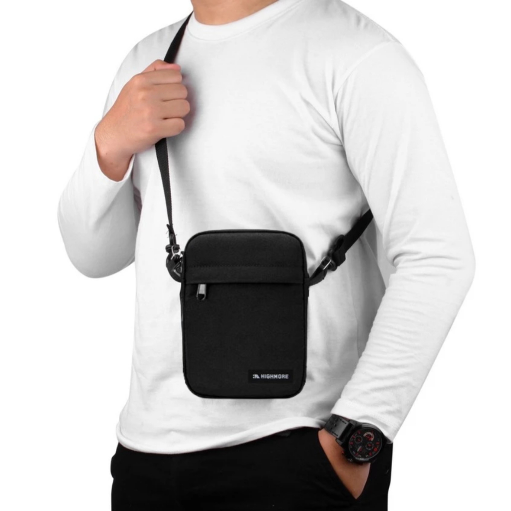 Jual Tas Selempang Mini Pria Highmore Original | Shopee Indonesia
