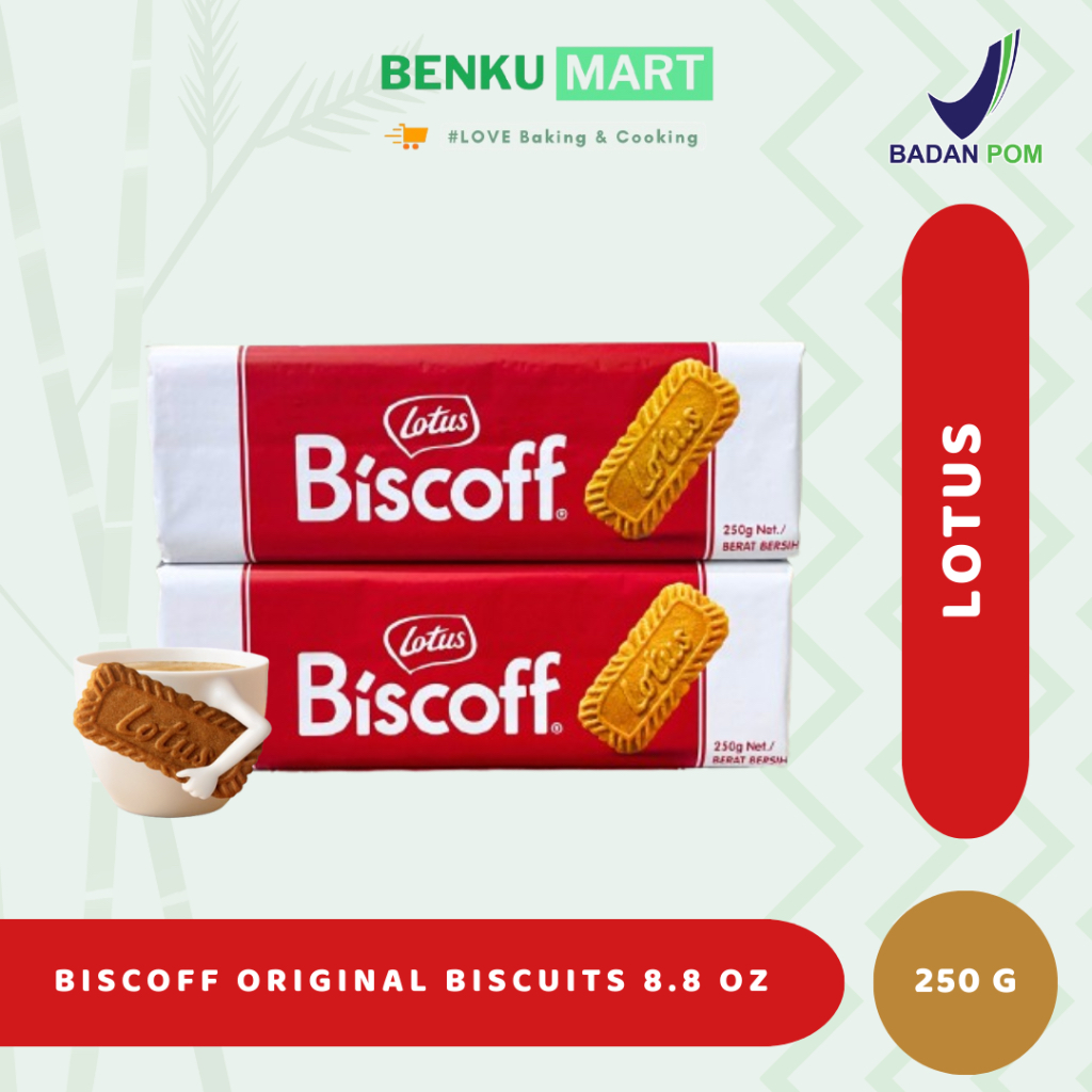 Jual Biscuit Lotus Biscoff 250 gram | Biskuit Biskof Penghias Kue ...