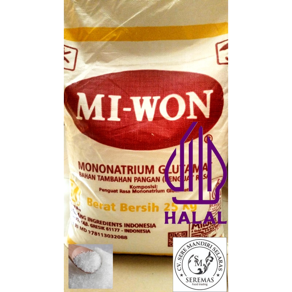 Jual MSG Micin / Vetsin / Penyedap Mi-won / Miwon 25KG karungan ...