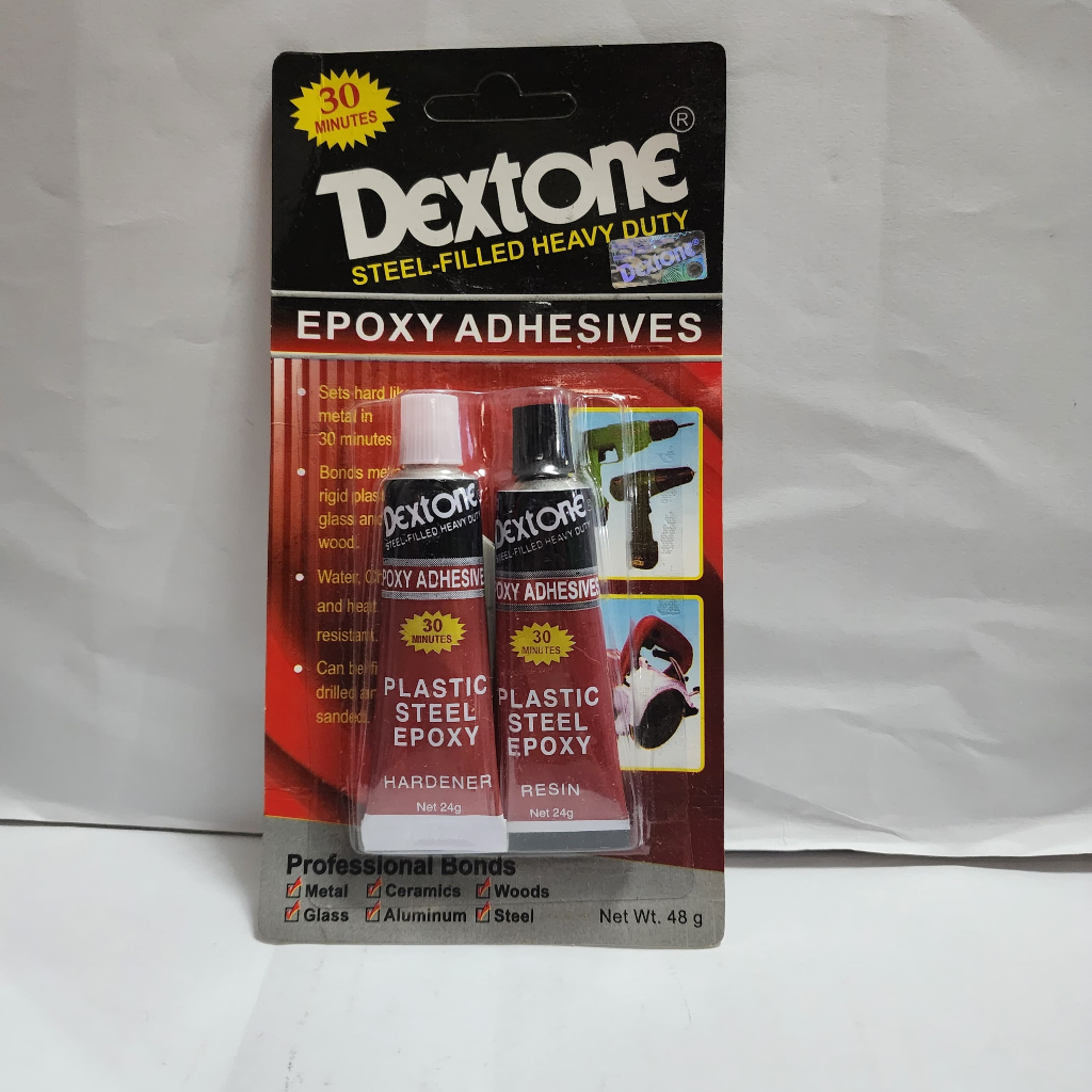 Jual LEM BESI DEXTONE 30 MENIT - LEM BESI CAMPUR - LEM EPOXY 48gr ...