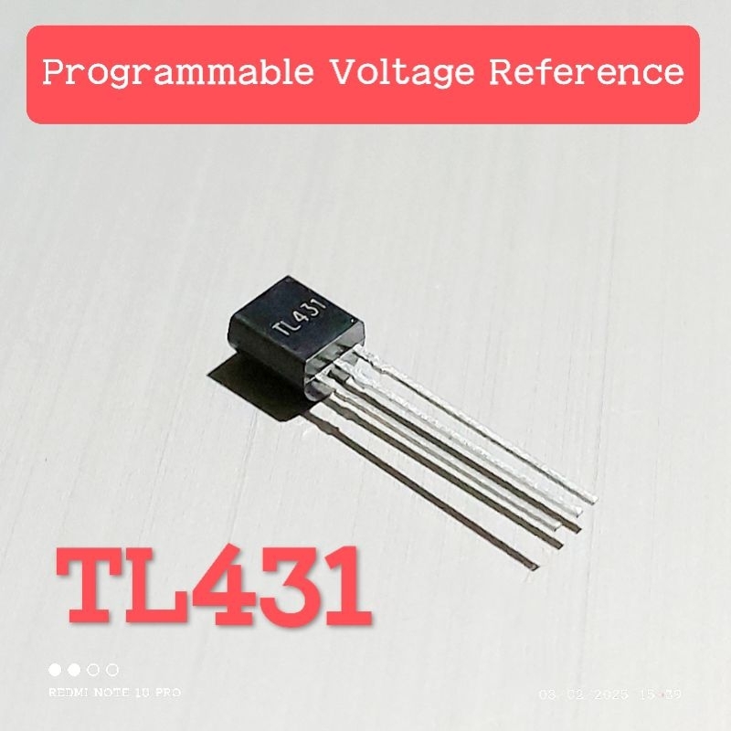 Jual (5 BUAH) Transistor TL431A TL431 Programmable Precision Shunt Regulators Voltage Reference ...