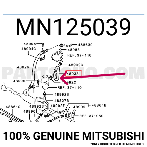 Jual Selang Pompa Oli Asli Mitsubishi Pajero Sport Triton | Shopee ...