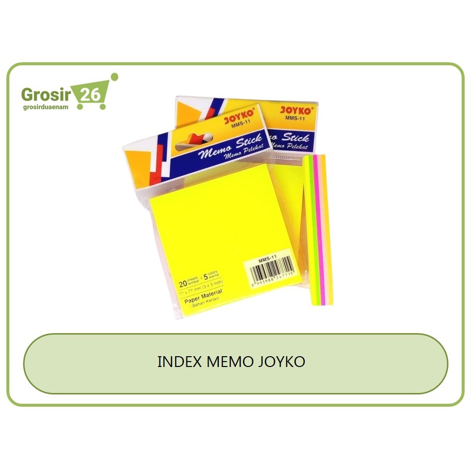 Jual (1 set) index mark / penanda kertas / pembatas buku / memo stick ...