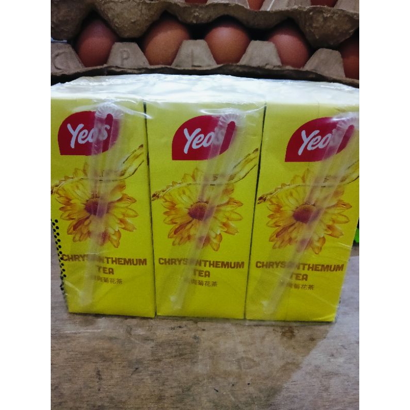 Jual Yeos teh bunga kotak 250ml isi 24, minuman hari raya | Shopee ...