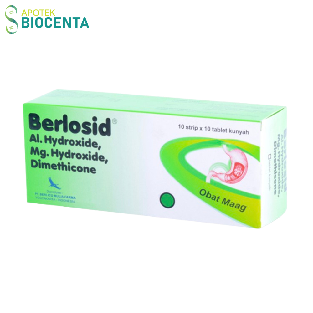 Jual Berlosid Tablet Box Isi 100 Tablet (10 strip) | Shopee Indonesia