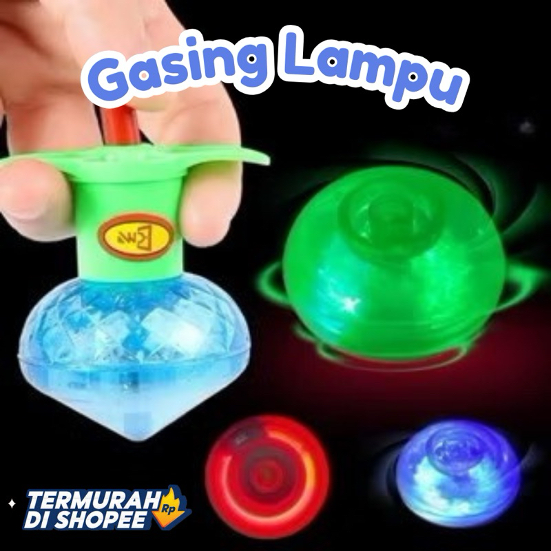 Jual [EDUFUNTOYS] Mainan Anak Gasing UFO LED | Gasing Beyblade Adu ...