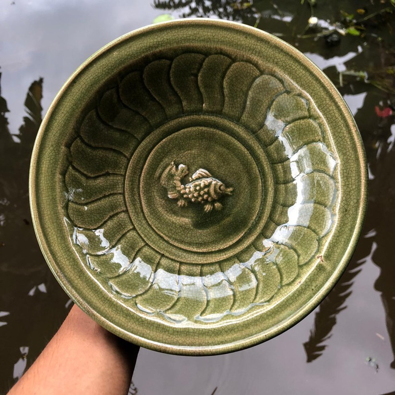 Jual Piring Kuno Retak 1000 Gambar Ikan Banyak Pilihan Ukuran 20CM ...