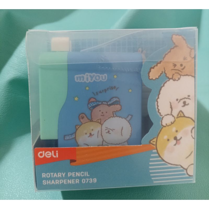 Jual Deli Rautan Pensil Putar/ Rotary Pencil Sharpener Ekstra Tajam ...