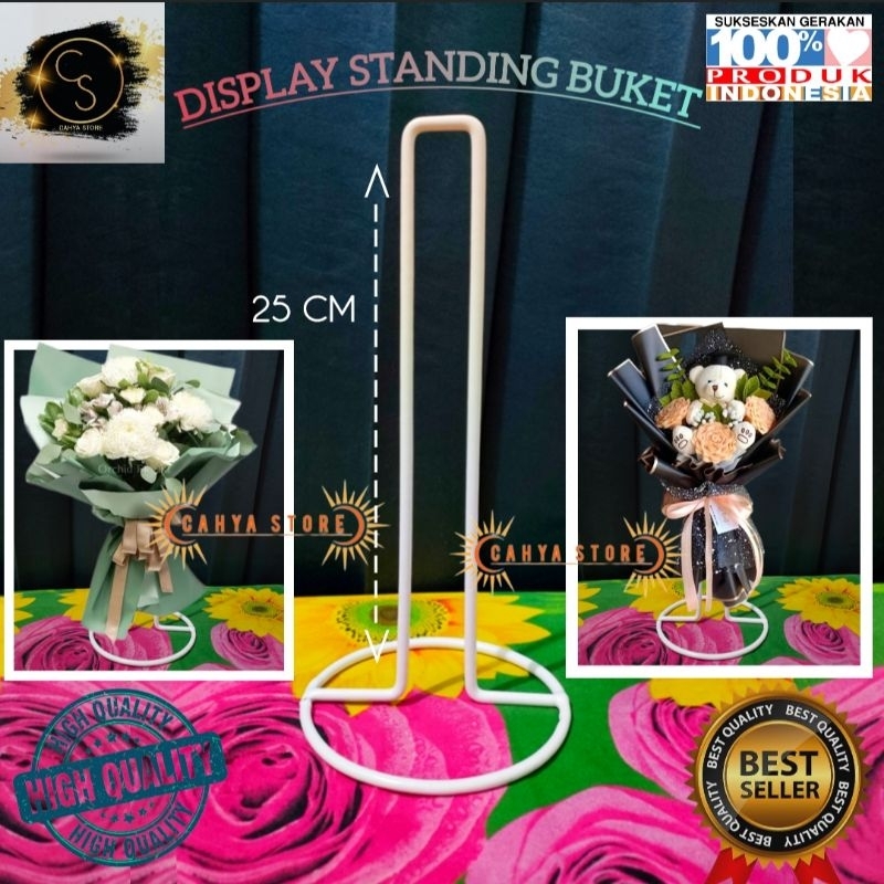 Jual Display Standing Buket Tinggi 25 Cm | Shopee Indonesia