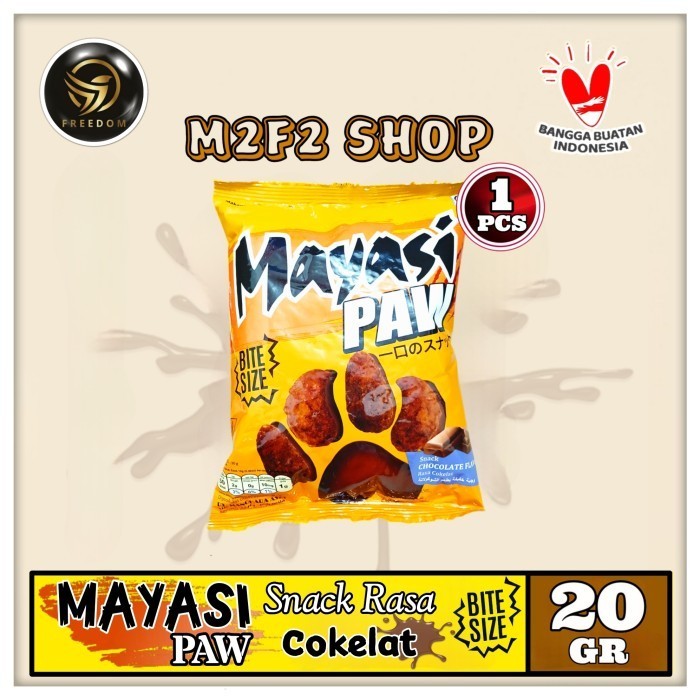 Jual Snack Mayasi PAW Bite Size Chocolate Flavor | Camilan Rasa Cokelat ...