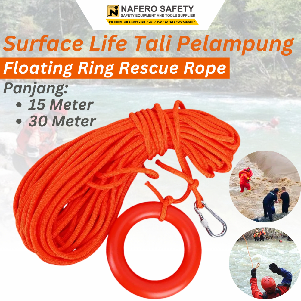 Jual Tali Pelampung RingBuoy 10mm Floating Ring Buoy Rescue Rope 10 mm ...