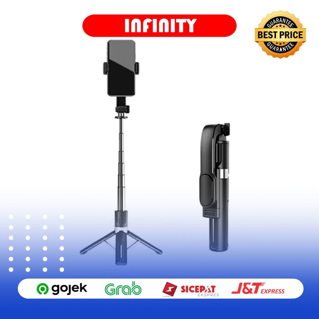 Jual Jmary KT219 Selfie Tripod Stand Stick | Shopee Indonesia