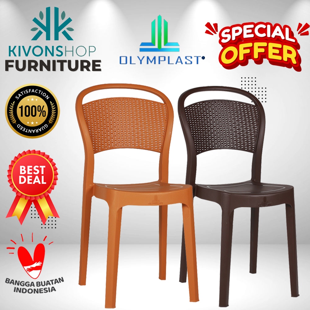 Jual KURSI MAKAN SANTAI MINIMALIS / SENDER / CAFE PLASTIK OLYMPLAST OL ...