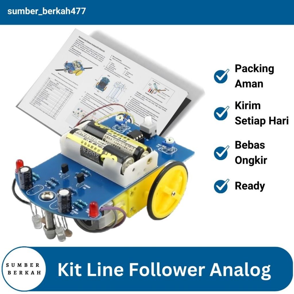 Jual DIY Kit Robot Line Follower Analog | Shopee Indonesia