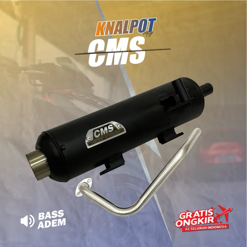 Jual Knalpot CMS All Matic Beat Vario Nouvo Mio Nmax Aerox Dll | Shopee ...