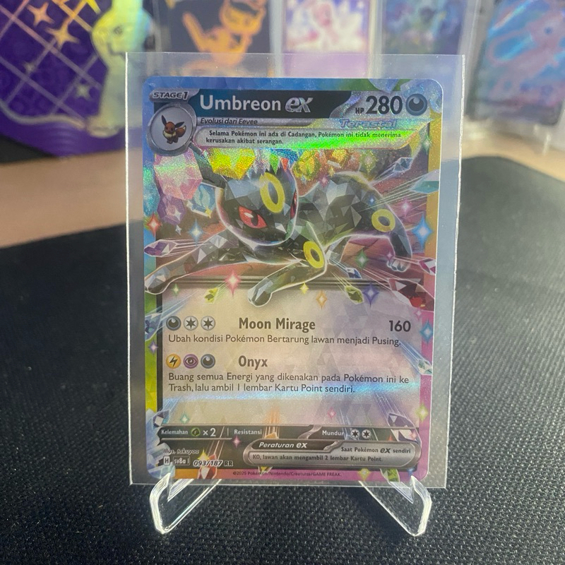 Jual Umbreon EX RR 093/187 TCG Pokemon Terastal Festival Indonesia | Shopee Indonesia