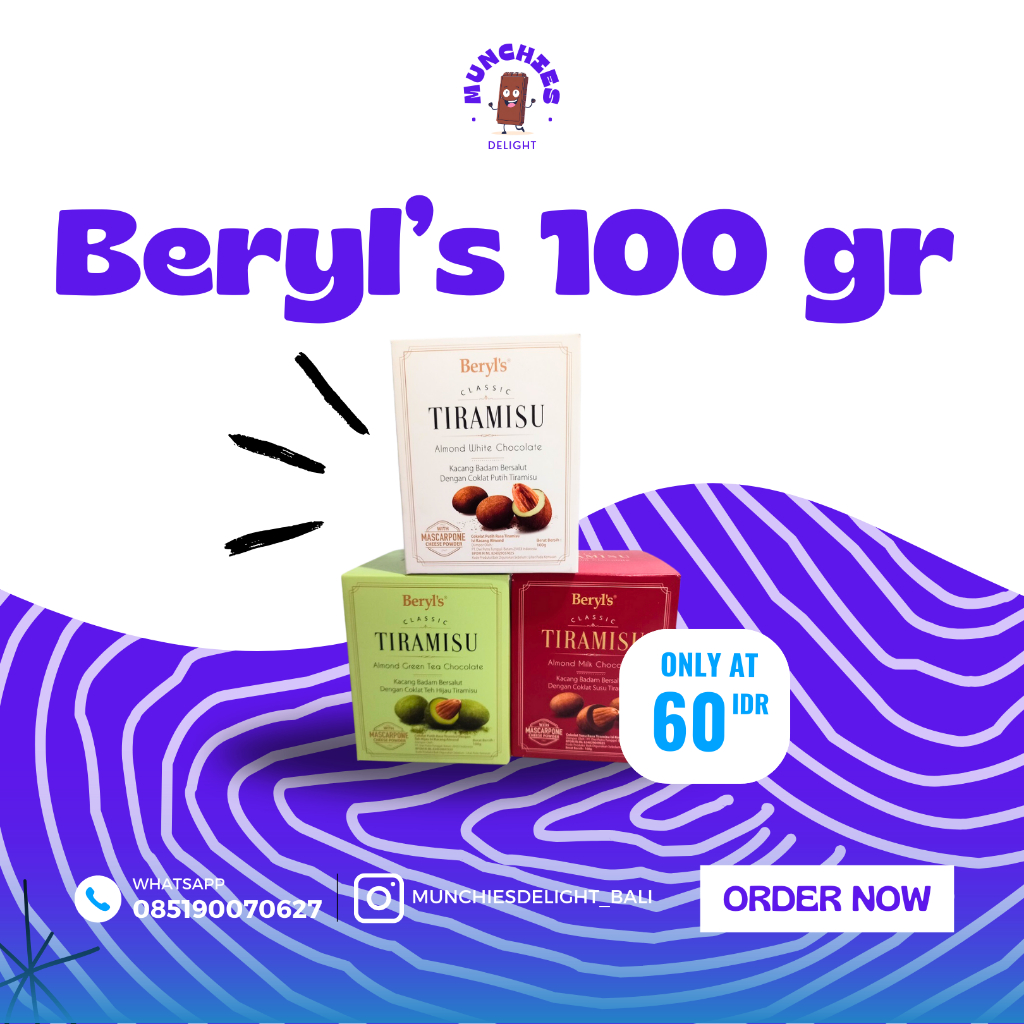 Jual Beryl's Classic Chocolate 100 g / Coklat Beryls / Beryls Classic ...
