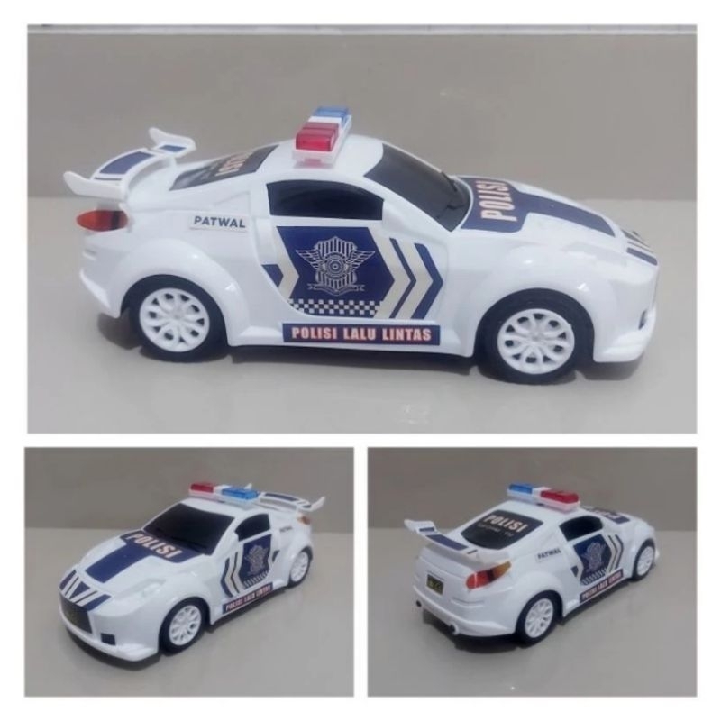 Jual mainan mobil polisi patroli anak edukatif - miniatur mobilan ...