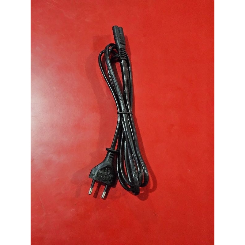 Jual KABEL POWER AC CORD ANGKA 8 ORIGINAL POLYTRON PANJANG 180CM UKURAN ...
