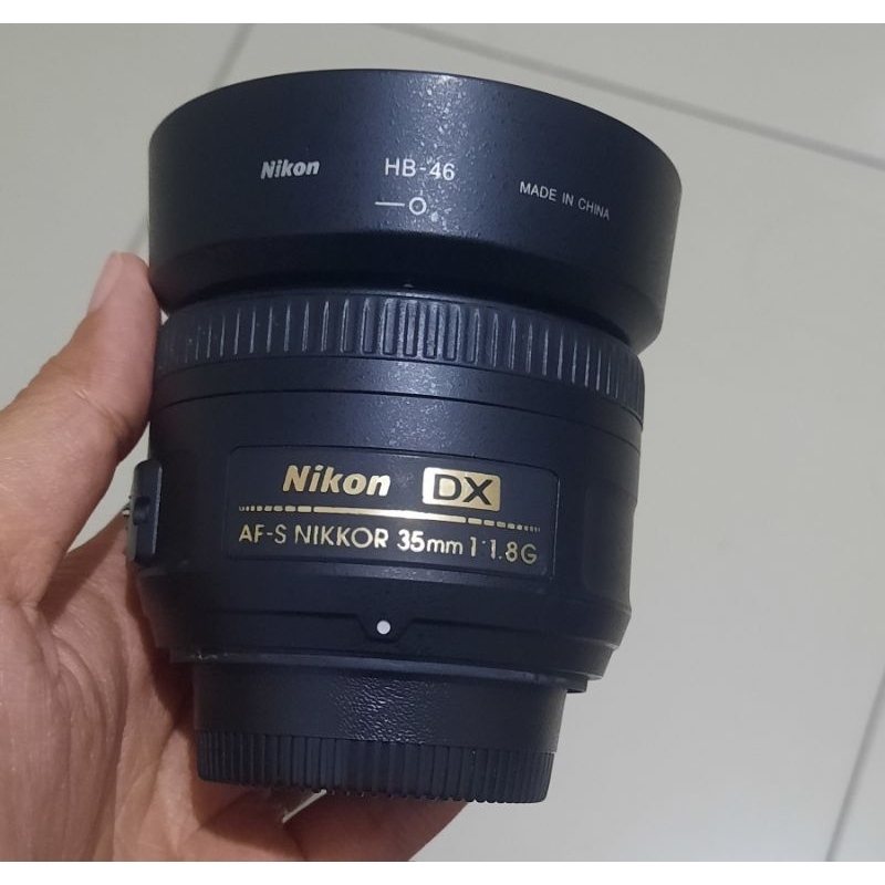 Jual Lensa Nikon AF-S Nikkor 35mm 1.8G like new | Shopee Indonesia
