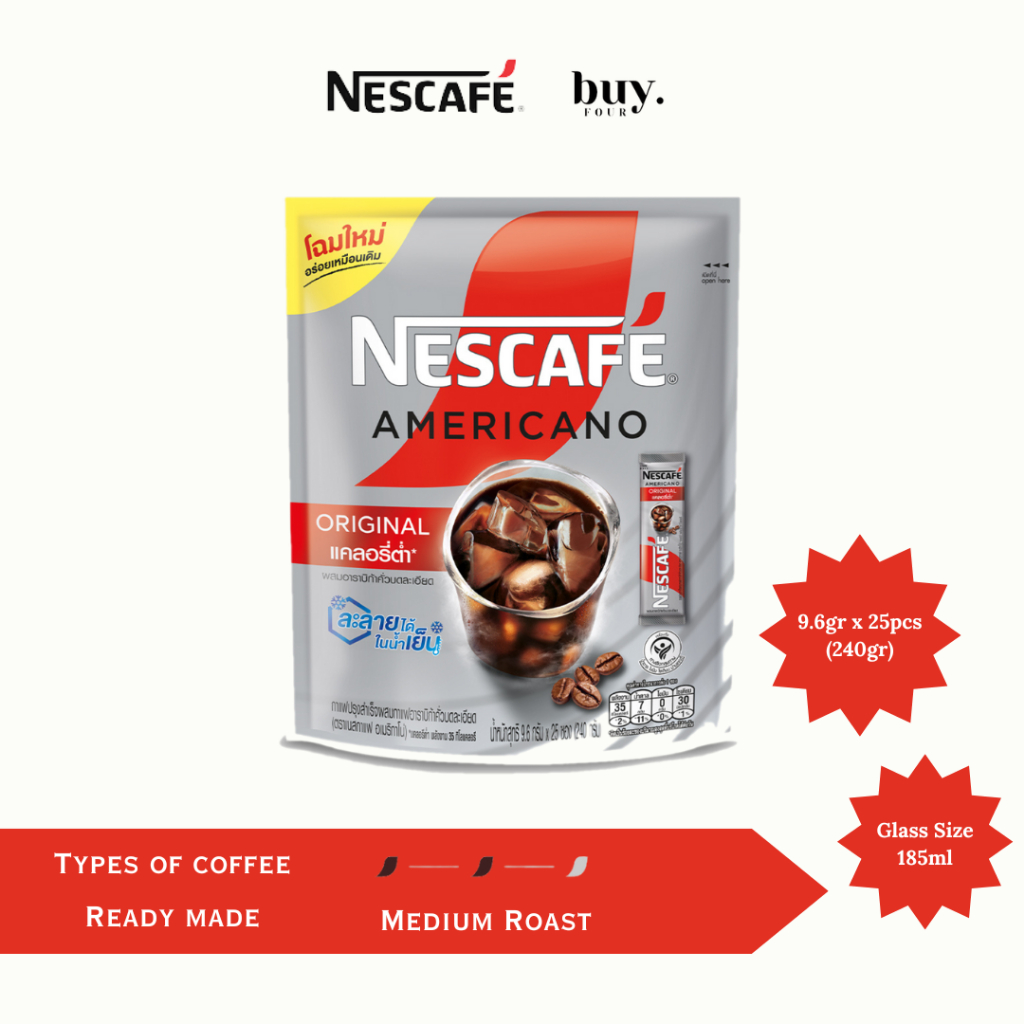 Jual ( link baru ) Nescafe Americano Original - Kopi Viral Enak ( isi ...