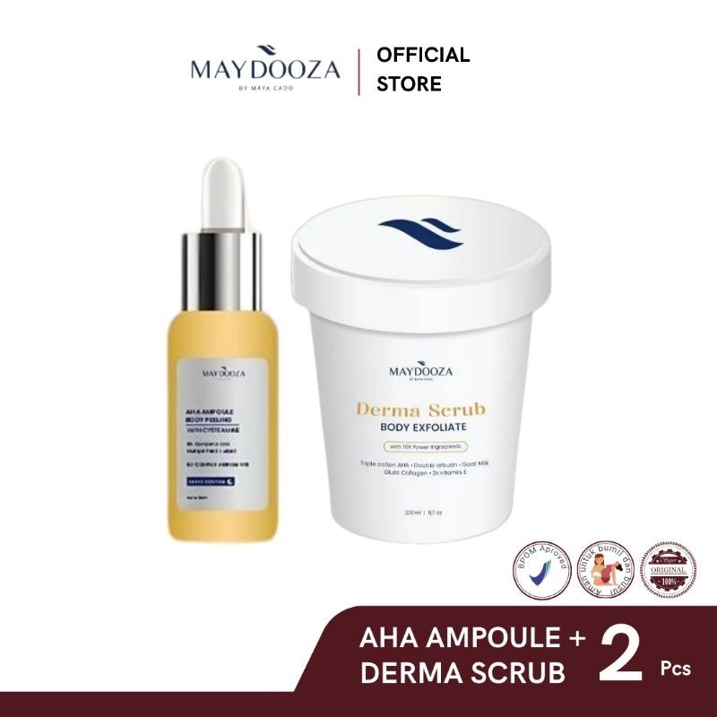 Jual MAYDOOZA - Bundling Serum Kuning + Scrub | Shopee Indonesia