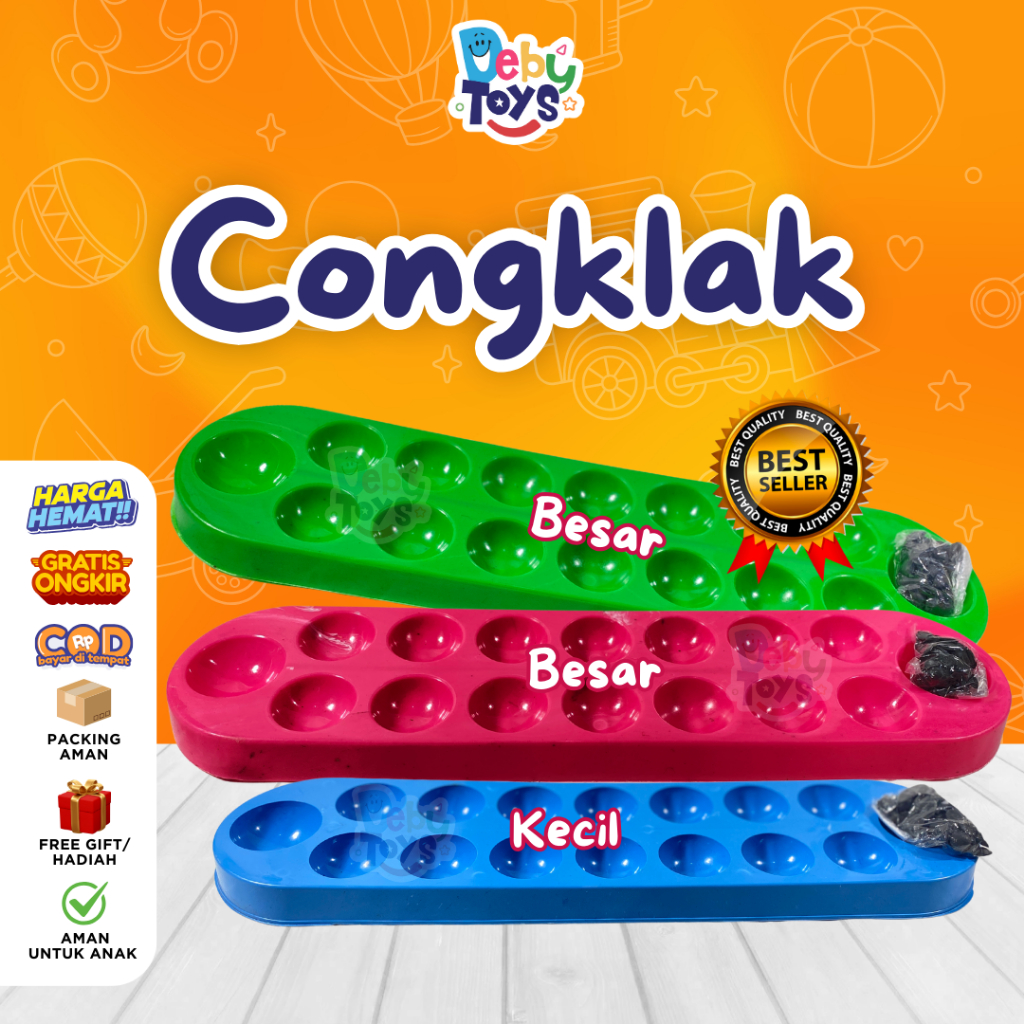 Jual Mainan Anak Congklak Dakon Tradisional Jadul Edukasi - Biji ...