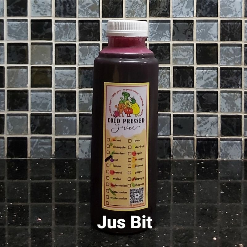 Jual Jus Bit / Beetroot Juice pure COLD PRESSED | Shopee Indonesia