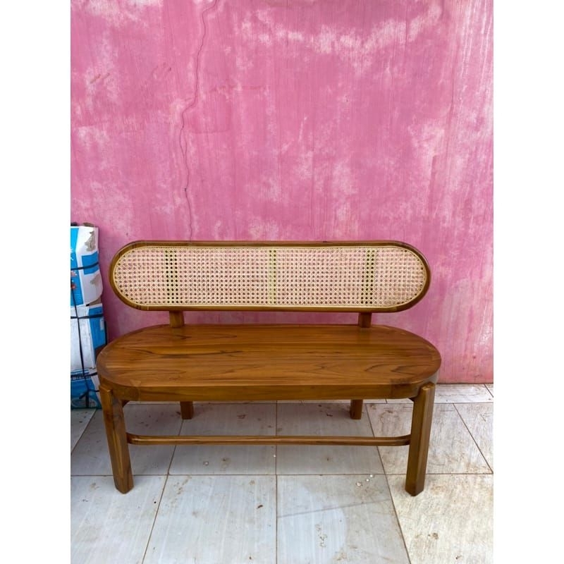 Jual Bangku minimalis kursi cafe bangku cafe rotan bangku teras bangku ...