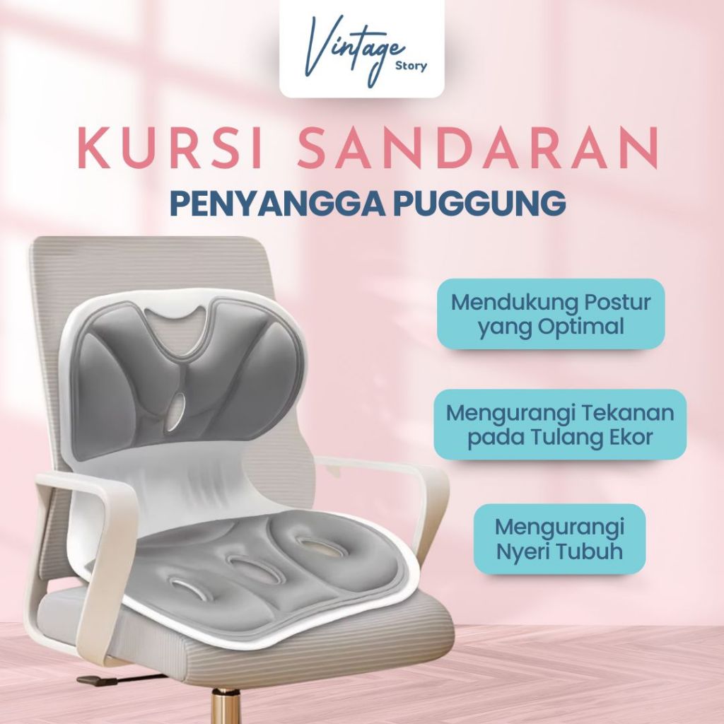 Jual Kursi Sandaran Punggung Penyangga Duduk Terapi Postur Tubuh Dewasa ...