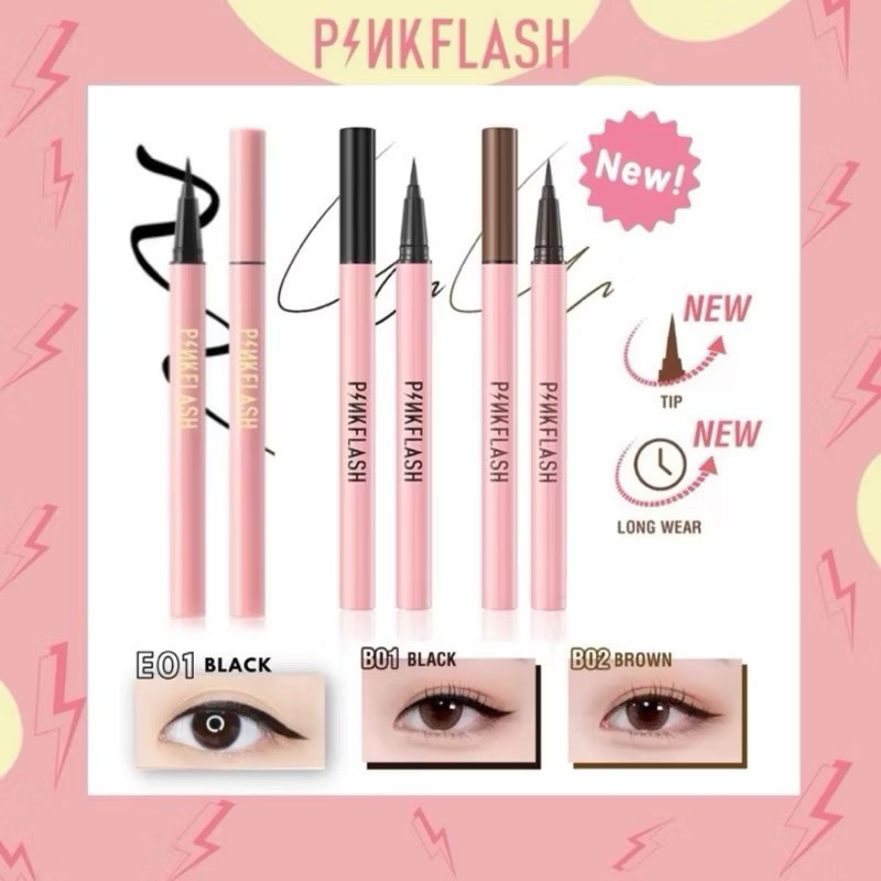Jual Pink Flash Eyeliner Long Wear | Shopee Indonesia