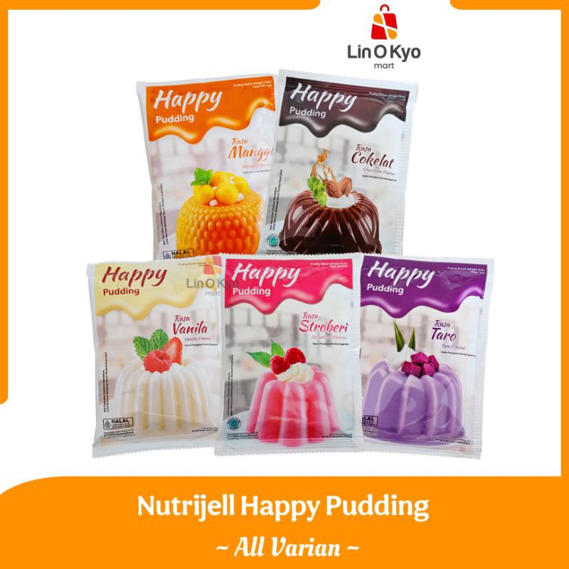 Jual Nutrijell HAPPY PUDDING Bubuk Dengan Susu | Shopee Indonesia