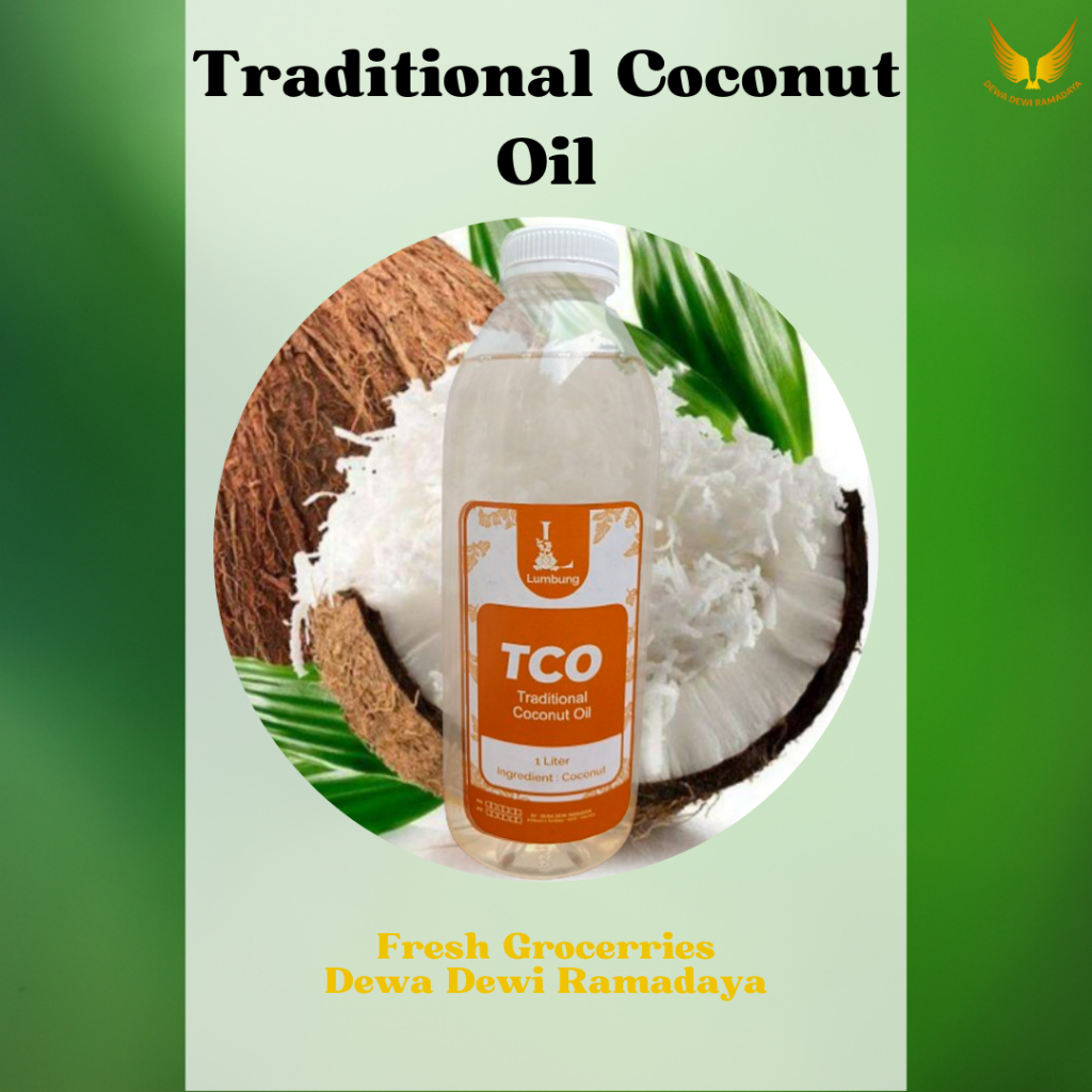 Jual Traditional Coconut Oil ukuran 1L Dewa Dewi Rama Daya | Shopee ...