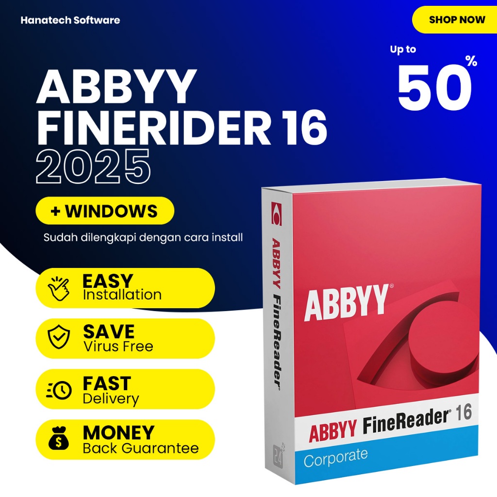 Jual ABBYY FineReader PRO 16 2025 Latest Full Version | Lifetime | OCR ...