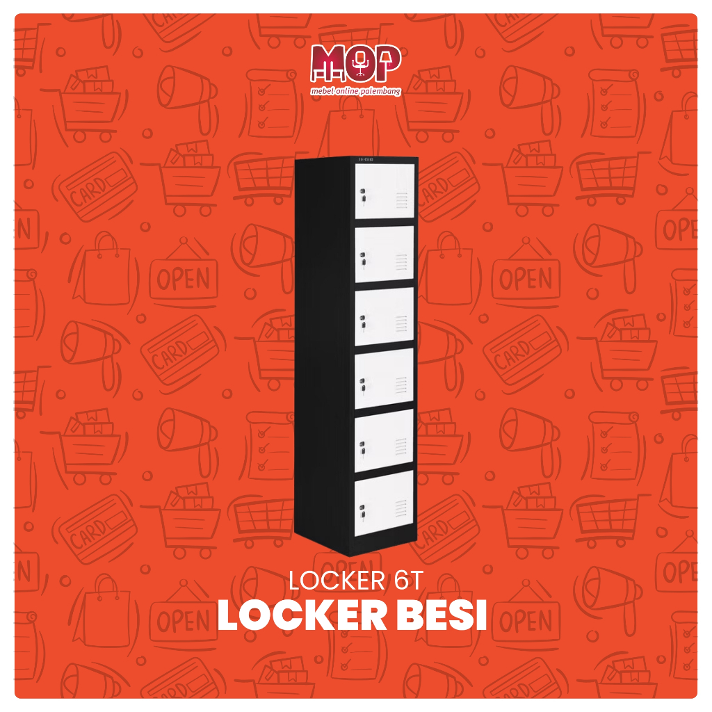 Jual Locker Besi Locker Pakaian Filling Cabinet Locker 6T Frontline ...
