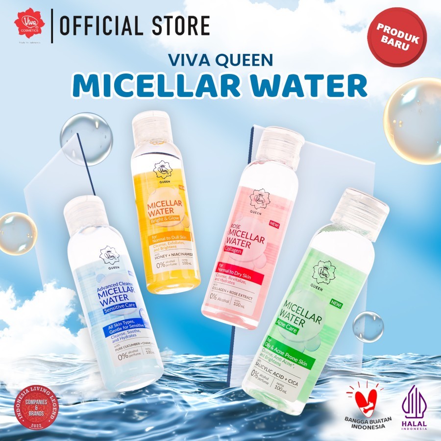 Jual Viva Queen Micellar Water for Every Skin Type Daily Use with ...