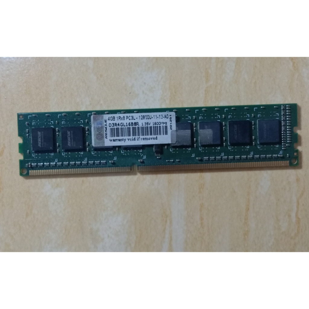 Jual memory RAM PC 4GB DDR3 1RX8 pc3L-12800U | Shopee Indonesia