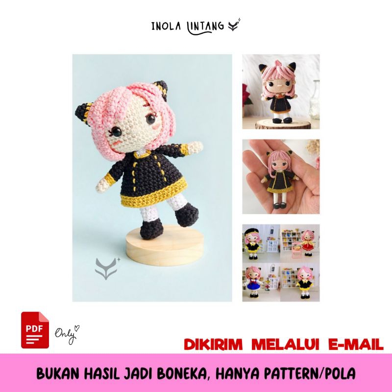 Jual Pattern/Pola Amigurumi Anya {PDF} | Shopee Indonesia